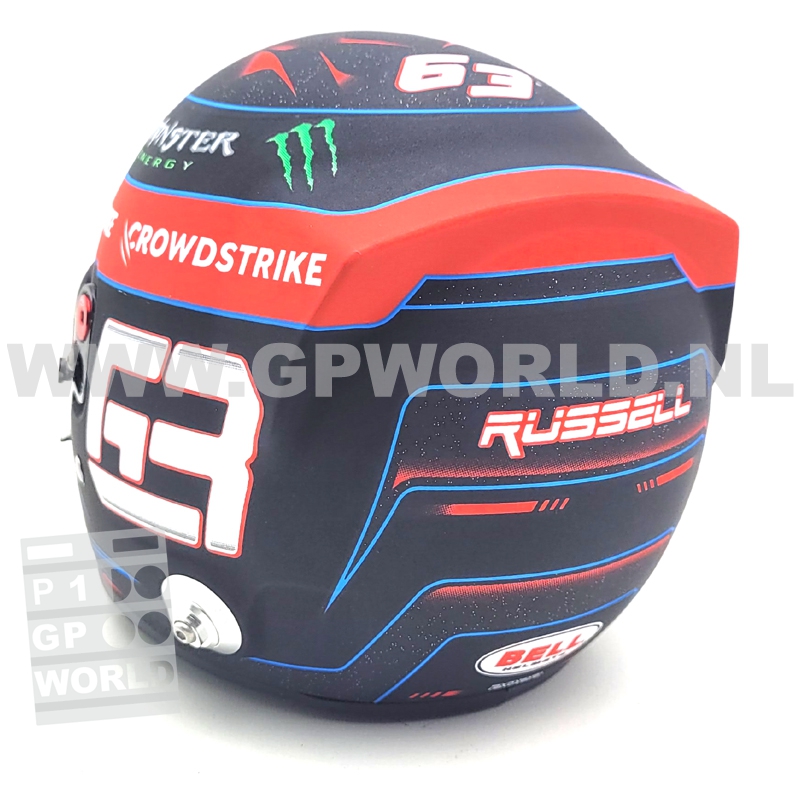 2022 Helmet George Russell - 1/2 Bell Sports - GPworld Racing Merchandise