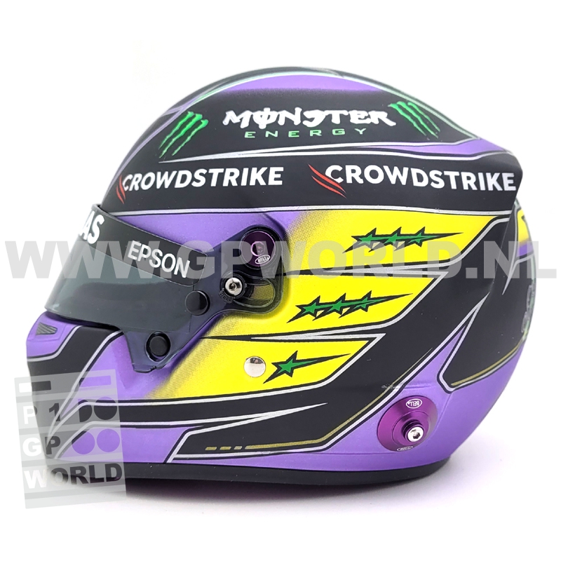 2021 helmet Lewis Hamilton | Brazil - 1/2 Bell Sports - GPworld Racing ...