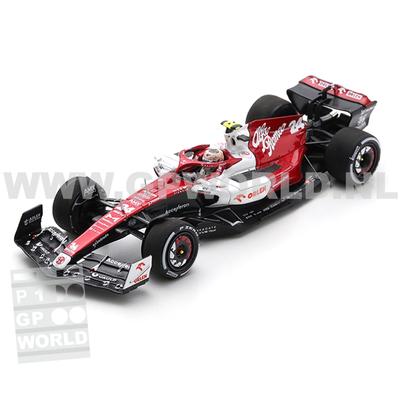 2022 Guanyu Zhou | Italian GP - 1/43 Spark Models - GPworld Racing ...