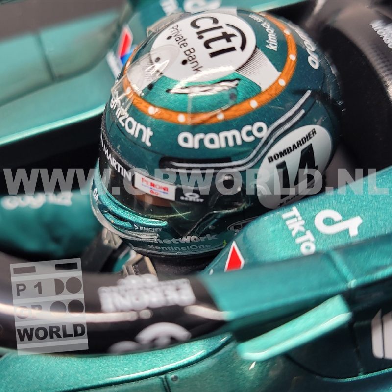2023 Fernando Alonso | British GP - 1/12 Spark Models - GPworld Racing ...
