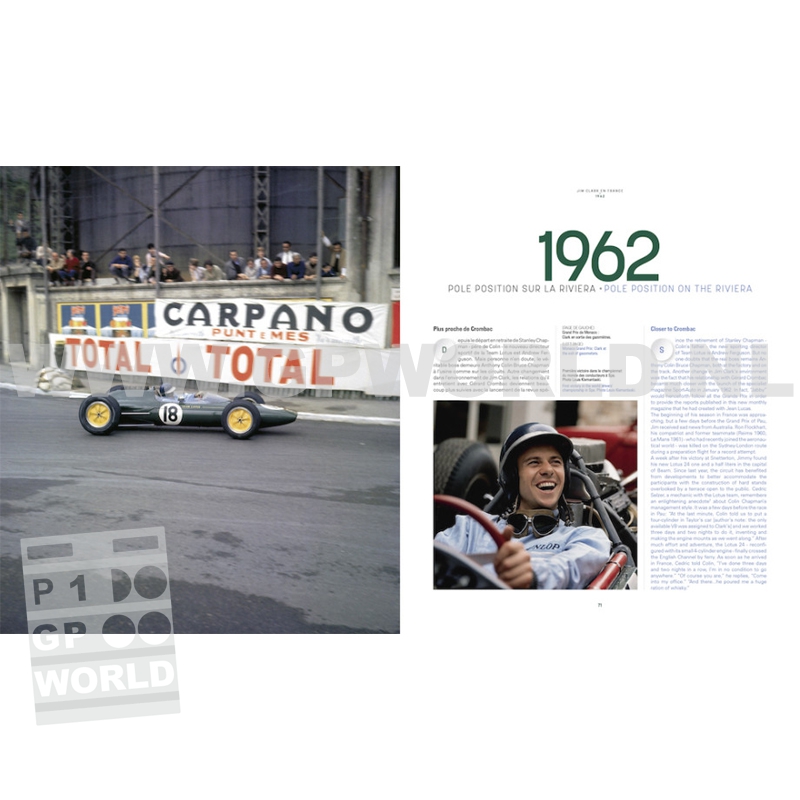 Jim Clark in France - - GPworld Racing Merchandise