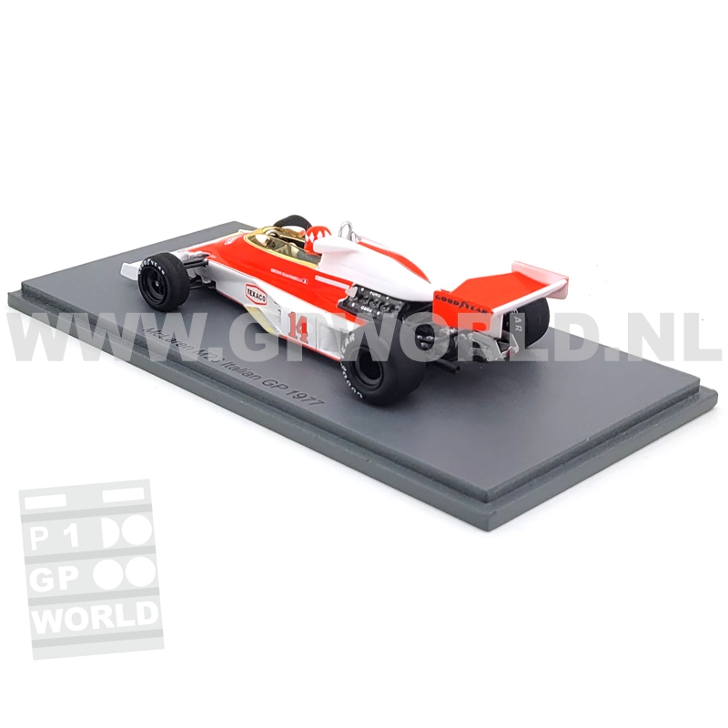 1977 Bruno Giacomelli | Italian GP - 1/43 Spark Models - GPworld Racing ...