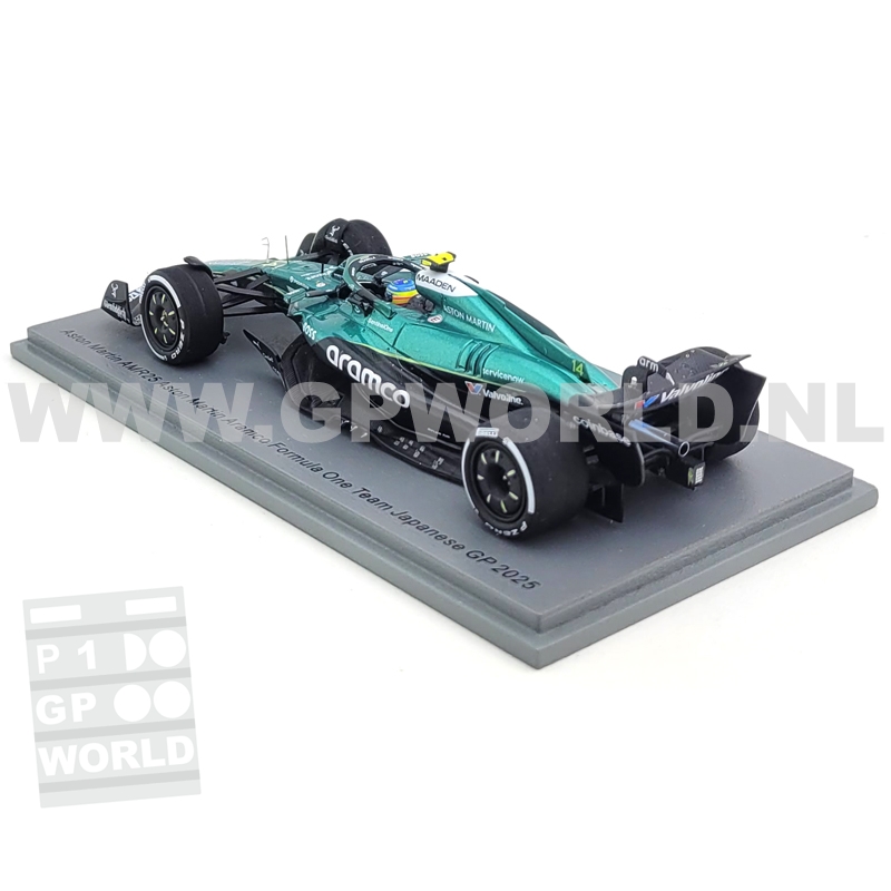 2025 Fernando Alonso | Japanese GP - 1/43 Spark Models - GPworld Racing ...