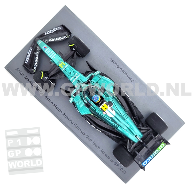2025 Fernando Alonso | Japanese GP - 1/43 Spark Models - GPworld Racing ...