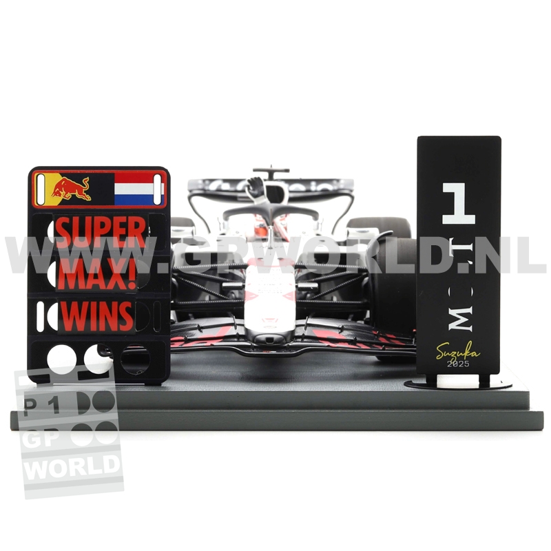2025 Max Verstappen | Japanese GP - 1/18 Spark Models - GPworld Racing ...