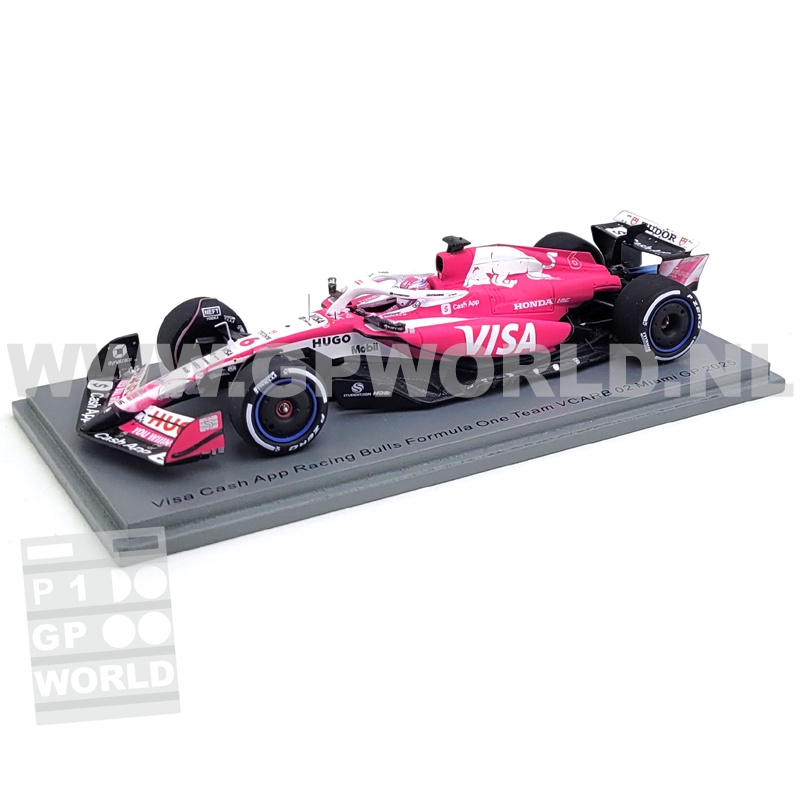 2025 Isack Hadjar | Miami GP - 1/43 Spark Models - GPworld Racing Modelcars