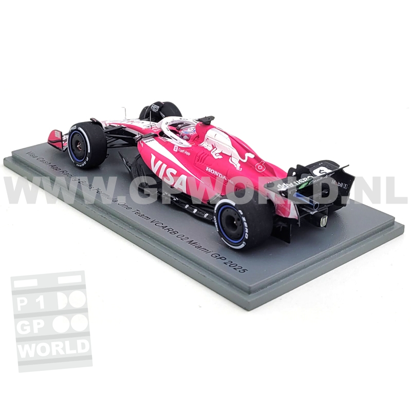 2025 Isack Hadjar | Miami GP - 1/43 Spark Models - GPworld Racing Modelcars
