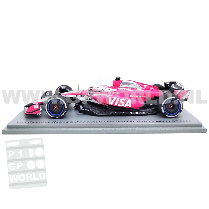 2025 Isack Hadjar | Miami GP - 1/43 Spark Models - GPworld Racing Modelcars