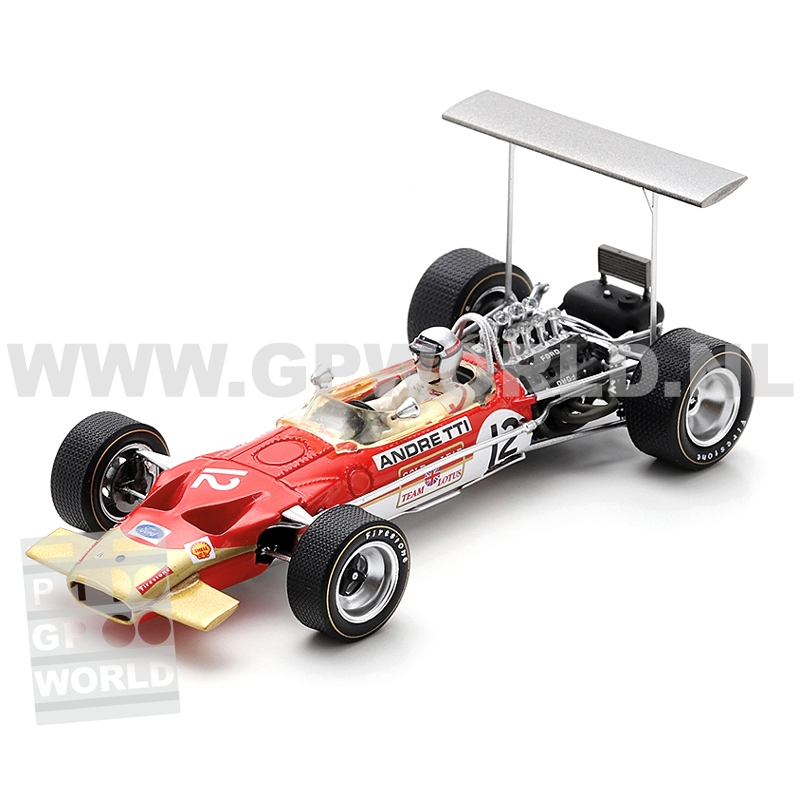 1968 Mario Andretti | US GP - 1/43 Spark Models - GPworld Racing ...