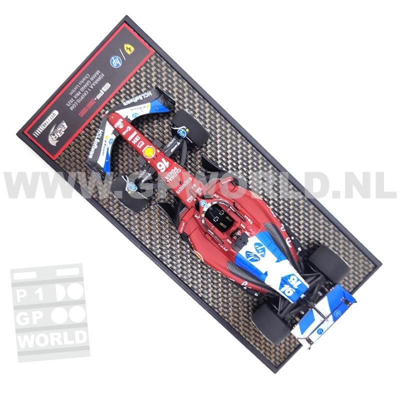 2025 Charles Leclerc | Miami GP - 1/43 BBR Models - GPworld Racing ...