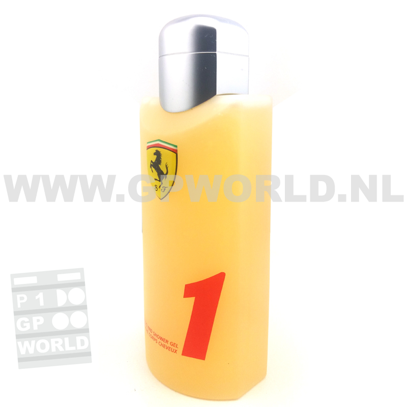 Ferrari racing shampoo and shower gel - - GPworld Racing Merchandise