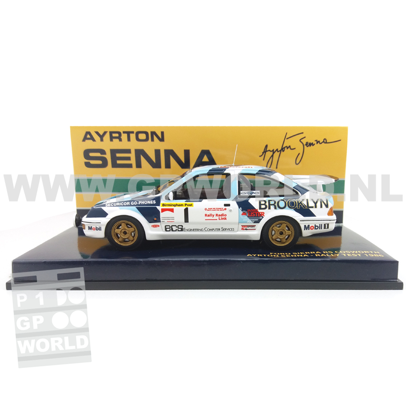 1986 Ayrton Senna | rally - 1/43 Minichamps - GPworld Racing Merchandise