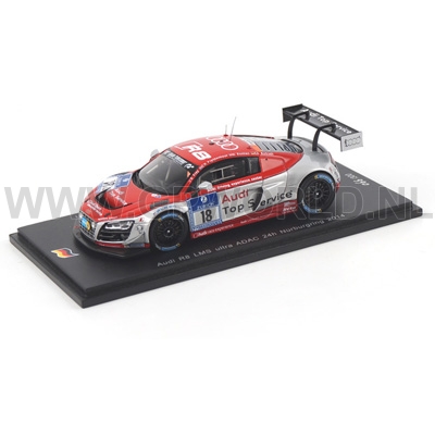 2014 Audi R8 LMS #18 - 1/43 Spark Models - GPworld Racing Merchandise