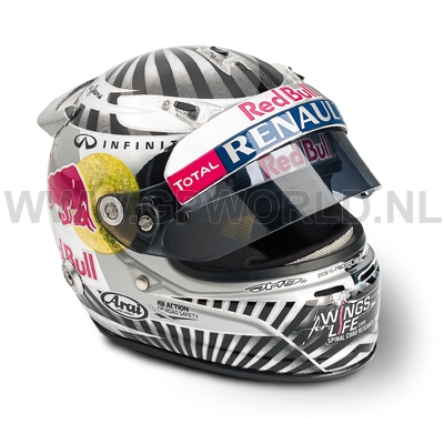 2012 Sebastian Vettel helm | Brazil - 1/2 Minichamps - GPworld Racing ...
