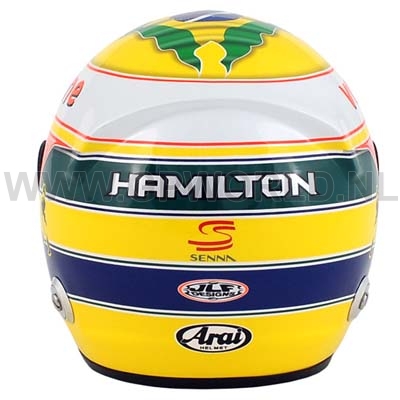 2011 Lewis Hamilton helm | Brazil - 1/2 Bell Sports - GPworld Racing ...