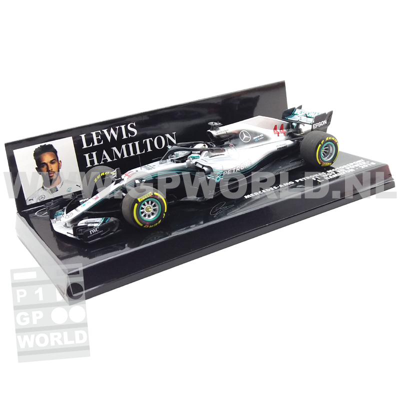2018 Lewis Hamilton - 1/43 Minichamps - GPworld Racing Merchandise
