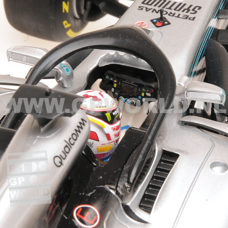 2018 Lewis Hamilton - 1/18 Minichamps - GPworld Racing Merchandise