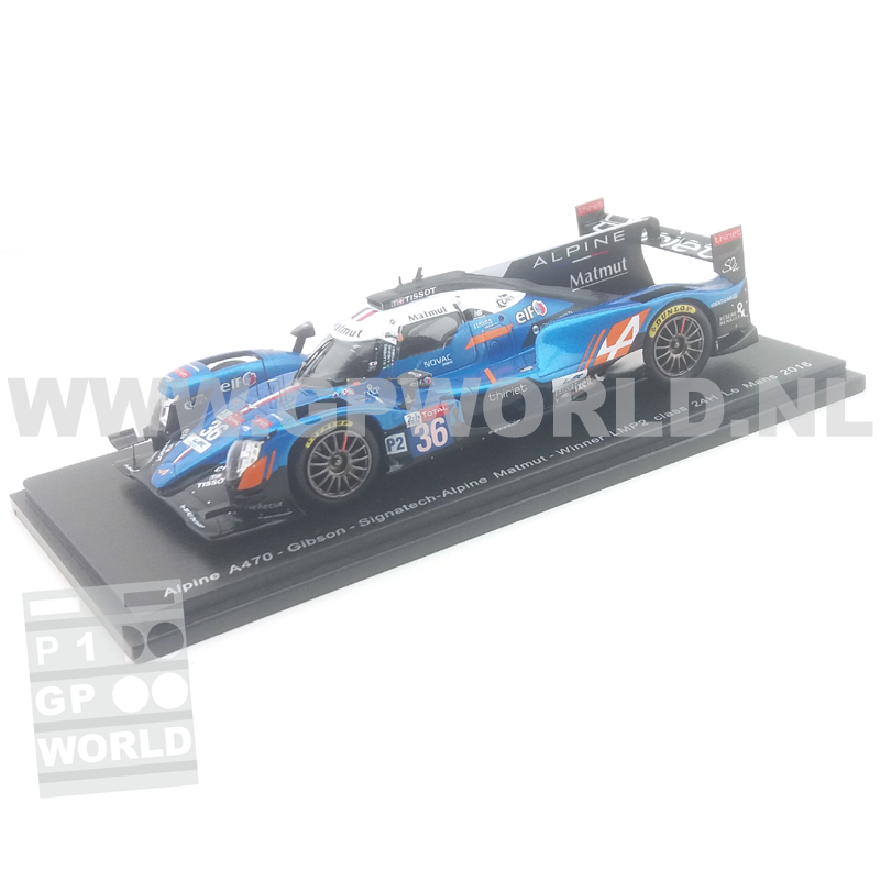 2018 Alpine A47- #36 - 1/43 Spark Models - GPworld Racing Merchandise