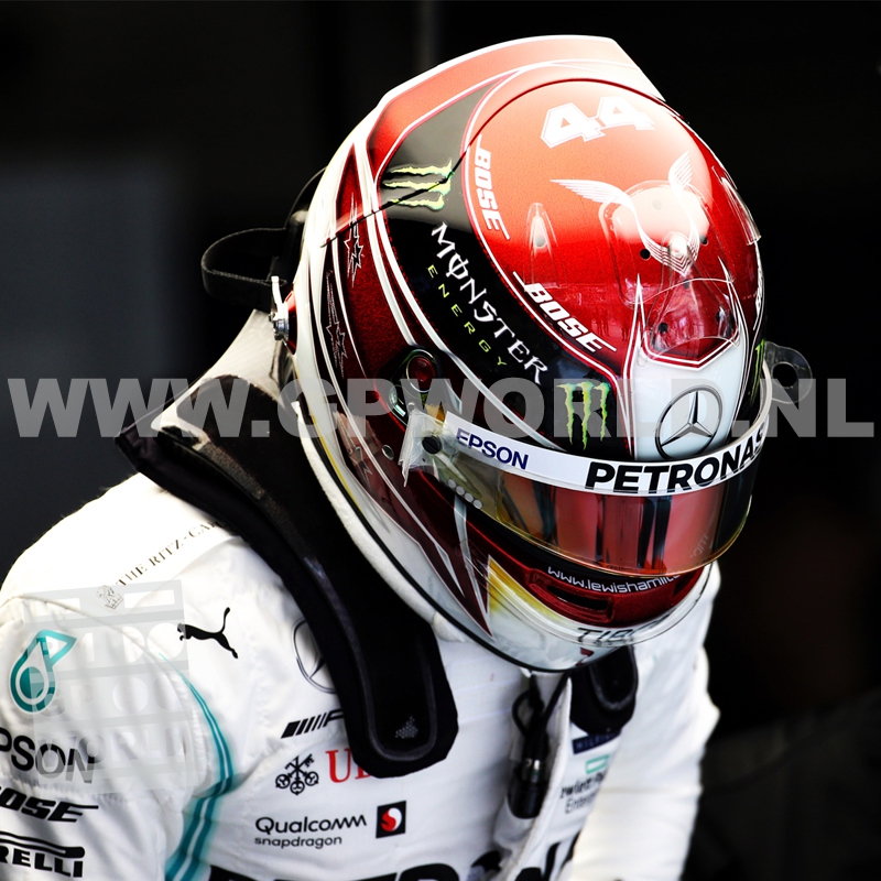 2019 helm Lewis Hamilton - 1/2 Bell Sports - GPworld Racing Merchandise