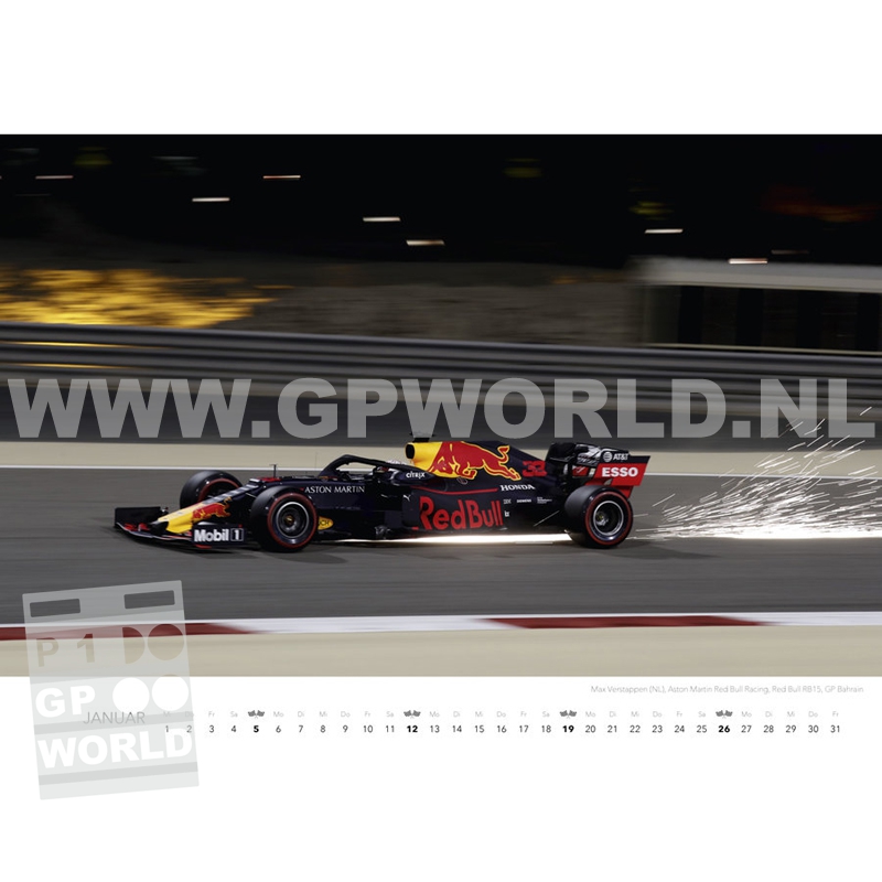 Formel Eins Kalender 2020