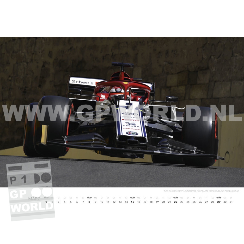 Formel Eins Kalender 2020