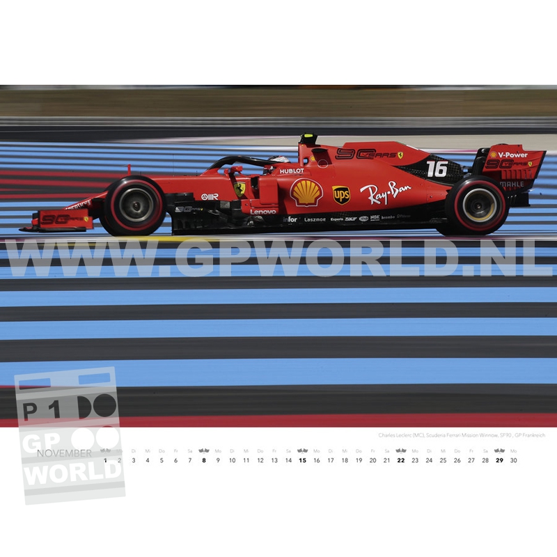 Formel Eins Kalender 2020