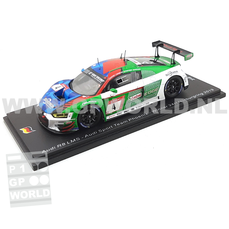 2019 Audi R8 LMS #4 - 1/43 Spark Models - GPworld Racing Merchandise