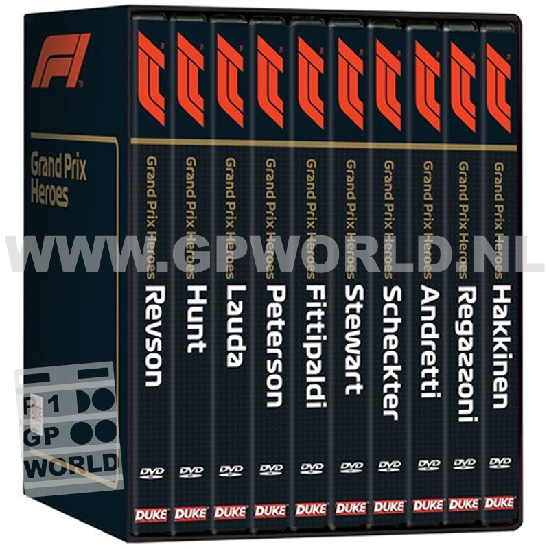 DVD Box GRAND PRIX HEROES - - GPworld Racing Merchandise