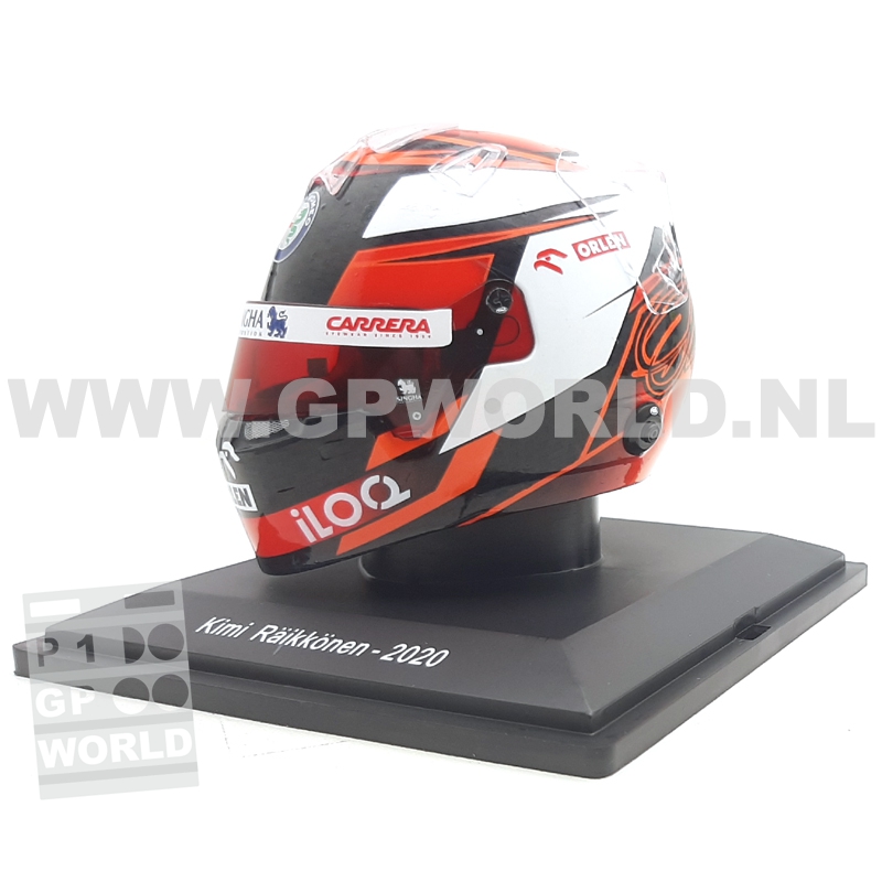 2020 helmet Kimi Raikkonen - 1/5 Spark Models - GPworld Racing Merchandise