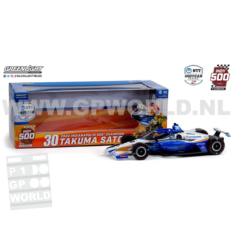 2020 Takuma Sato - 1/18 GreenLight Models - GPworld Racing Modelcars
