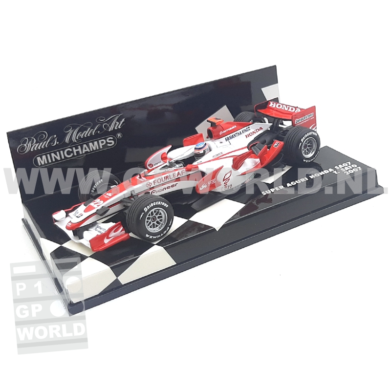 2007 Takuma Sato - 1/43 Minichamps - GPworld Racing Merchandise