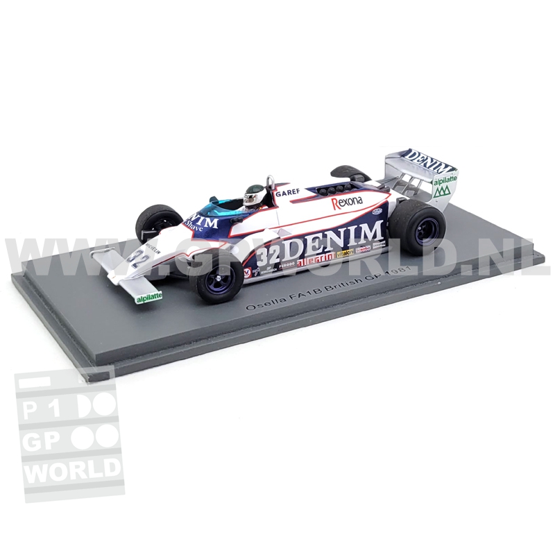 1981 Jean-Pierre Jarier | British GP - 1/43 Spark Models - GPworld ...