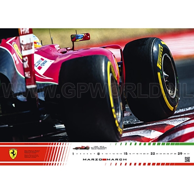 2015 Official Ferrari F1 kalender - - GPworld Racing Modelcars