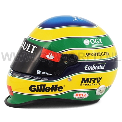 2012 helm Bruno Senna - 1/2 Bell Sports - GPworld Racing Merchandise
